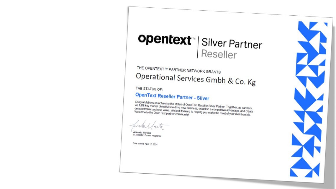 OpenText (ex HPSM) - operational services GmbH & Co. KG